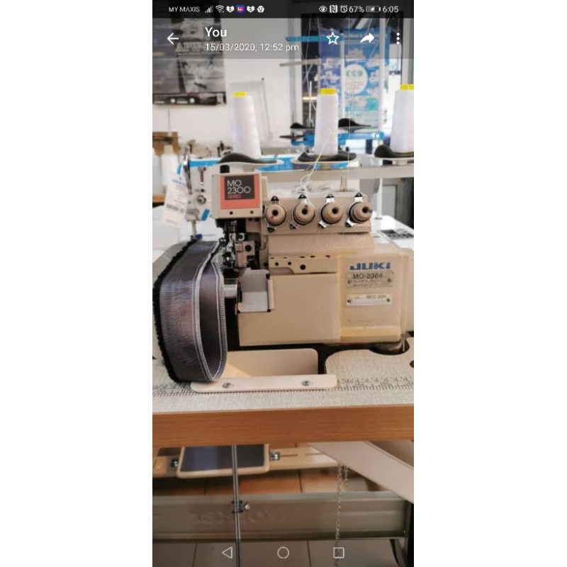Mesin Jahit tepi 5 Benang Juki MO-2300 (2nd Hand Japan) | Shopee Malaysia