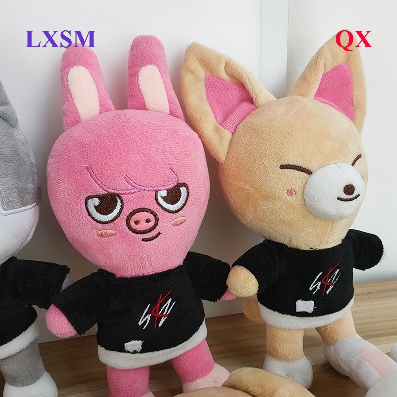 QX Kpop Stray Kids Skzoo Plush Toy SKS Jiniret/Wolf Chan/Leebit/DWAEKKI ...