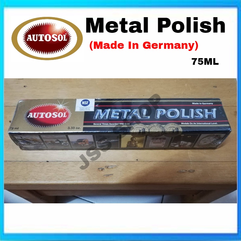 AUTOSOL Metal Polish 75ML Rust Remover Chrome Cleaner (Made In Germany ...