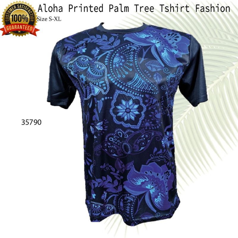 [Ready Stock] Unisex Baju Bunga / Baju Flora / Baju Aloha / T-Shirt ...