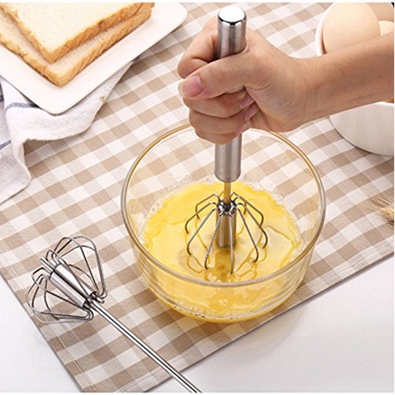 Stainless Steel Hand Pressure Rotating Semi-Automatic Mixer Coffee Milk ...