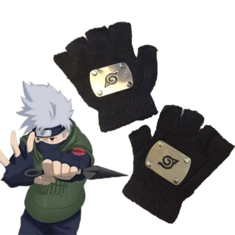 *Ready Stock* 1 Pc Anime Apparel Naruto Cotton Gloves Hatake Kakashi ...