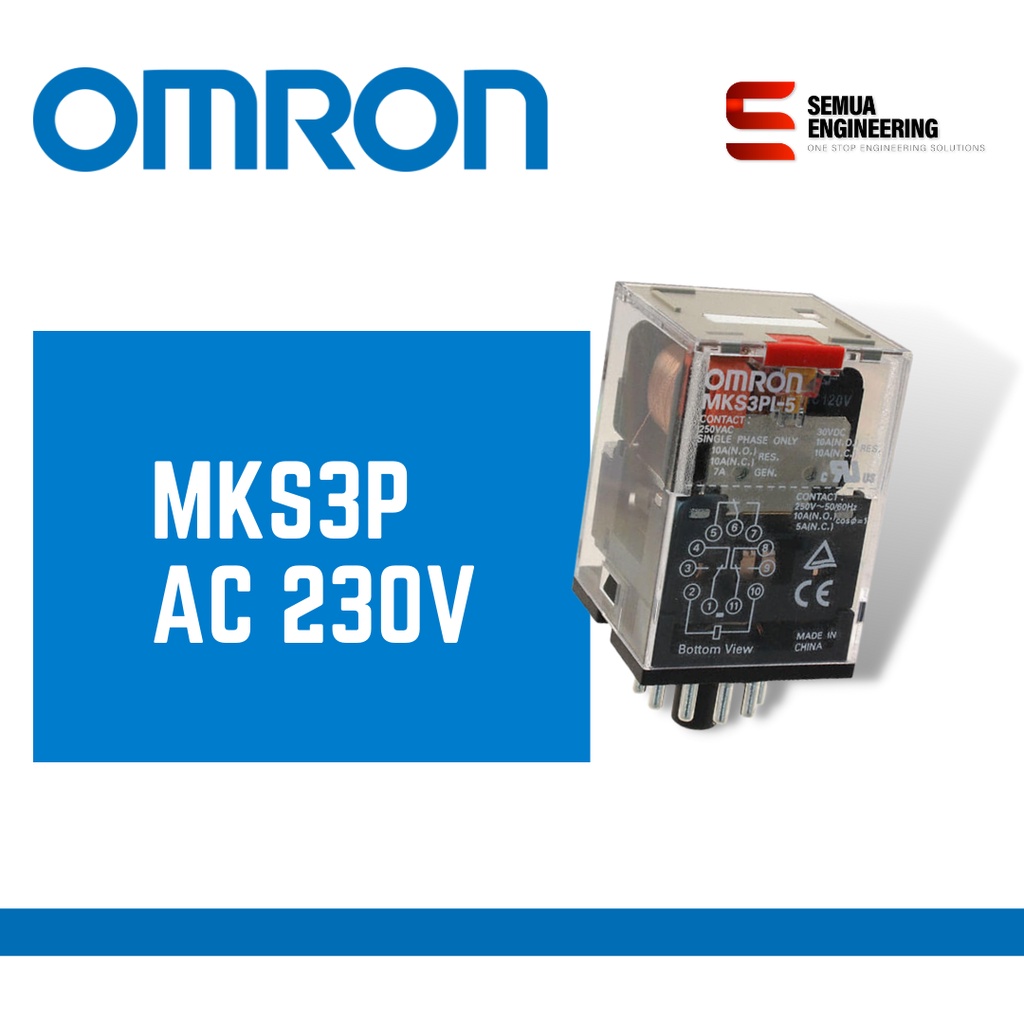 Omron Relay MKS3P AC 230v | Shopee Malaysia