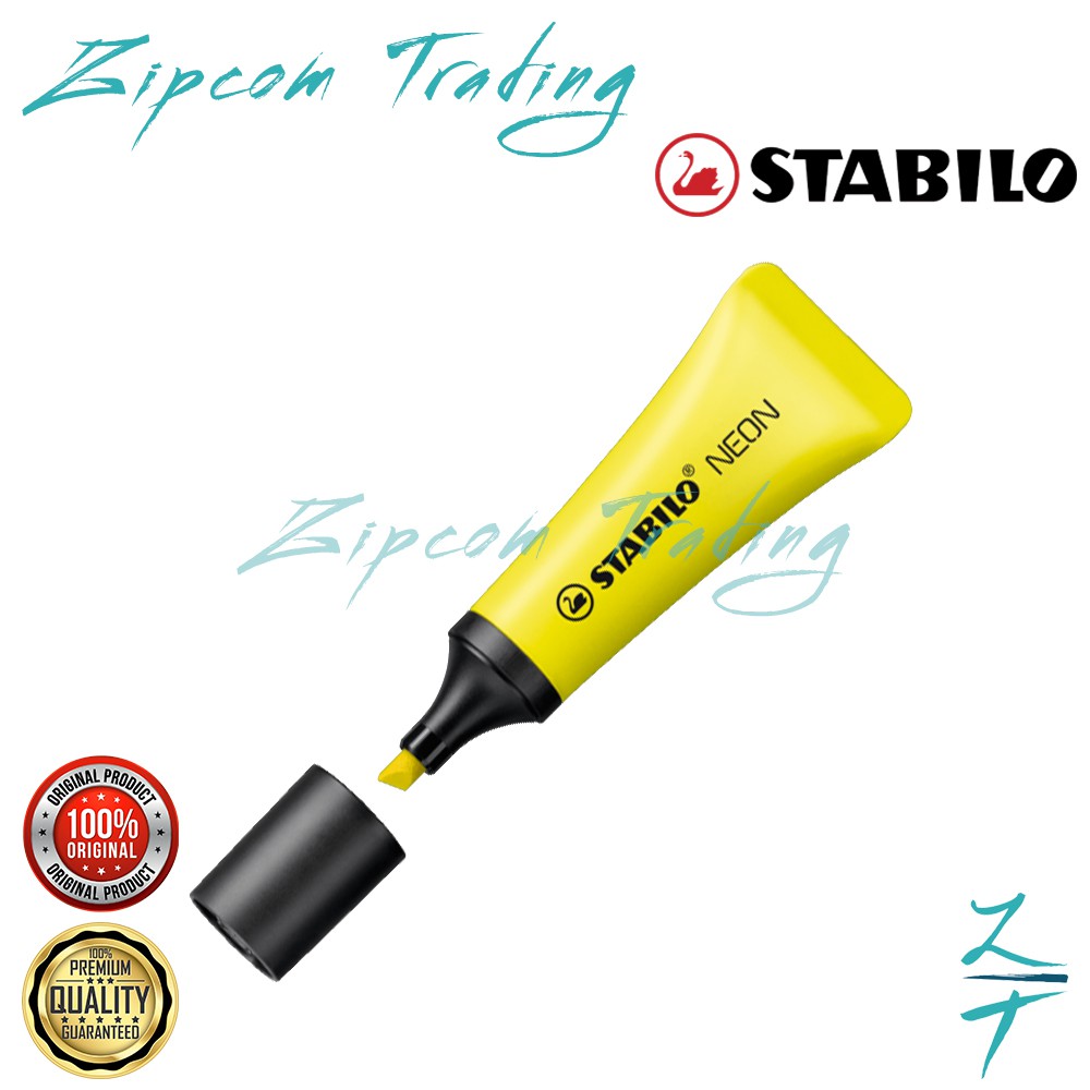 STABILO Neon / Shine Fluorescent Highlighter (2mm/5mm) | Shopee Malaysia