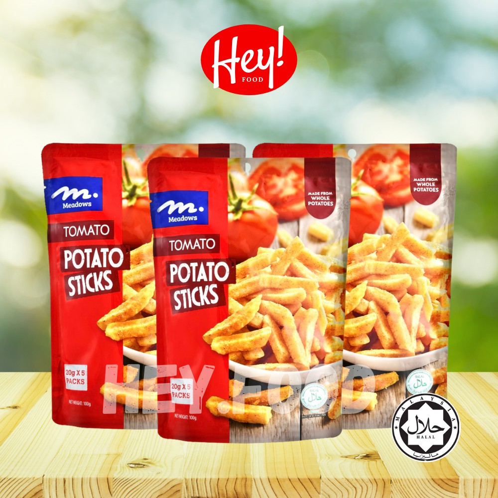 MEADOWS Potato Sticks (20g x 5 packs) Truffle/ Tomato/ Original/ BBQ ...