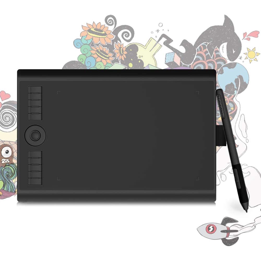 Digital Graphic Tablet for Drawing GAOMON M10K PRO | Shopee Malaysia