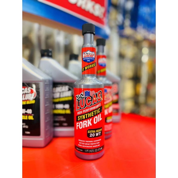 LUCAS OIL SEMI SYNTHETIC/FULL SYNTHETIC 10-40 10-50 20-50&FORK LAY OIL ...