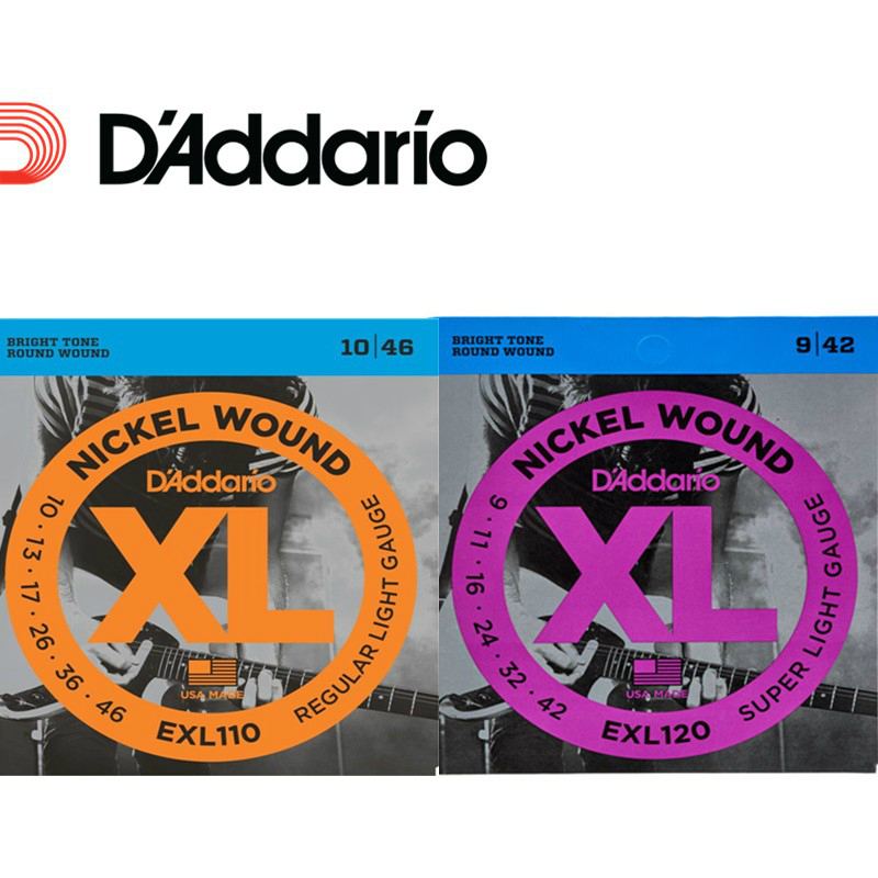 D'addario Exl130 120 110 Nickel Wound Electric Guitar Strings Tali ...