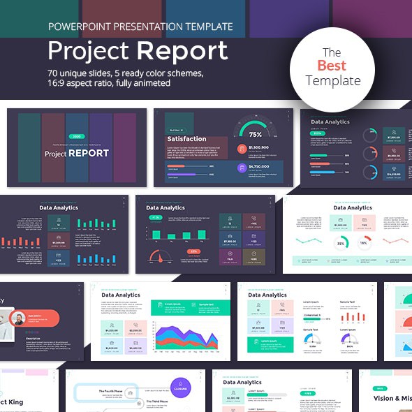 Project Report PowerPoint Presentation Template | Shopee Malaysia
