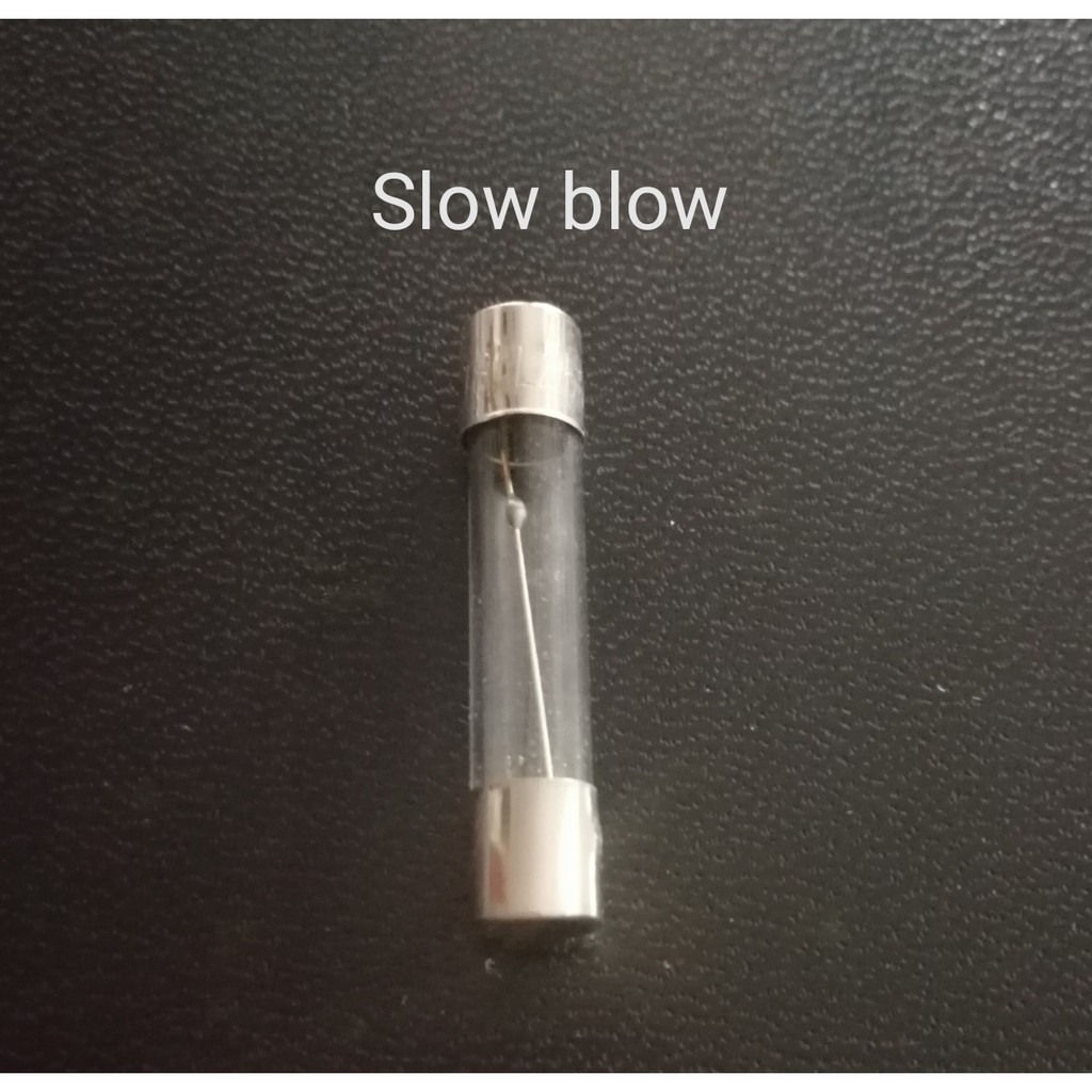 Slow Blow Fuse 5mm x 20mm 250VAC 0.5A / 1A / 2A / 3A / 3.15A / 5 A / 6A ...