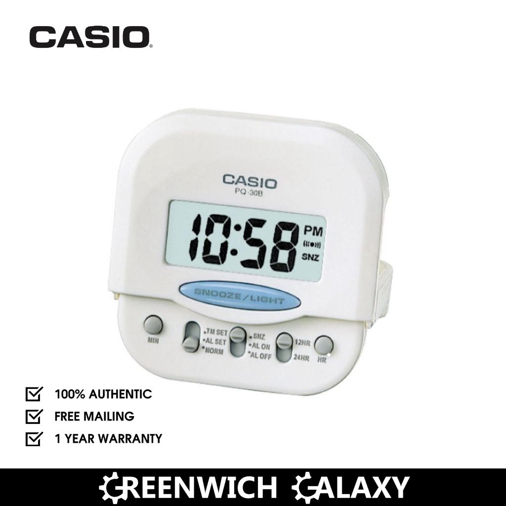 Casio Travel Alarm Clock (PQ-30-7D) | Shopee Malaysia
