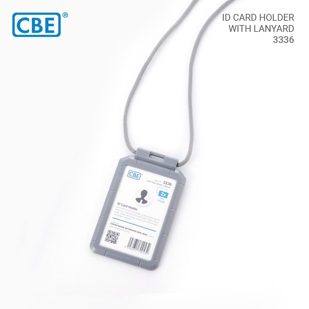 CBE 3336 ID Card Holder Set with Lanyard | Name Tag | Random Colours ...