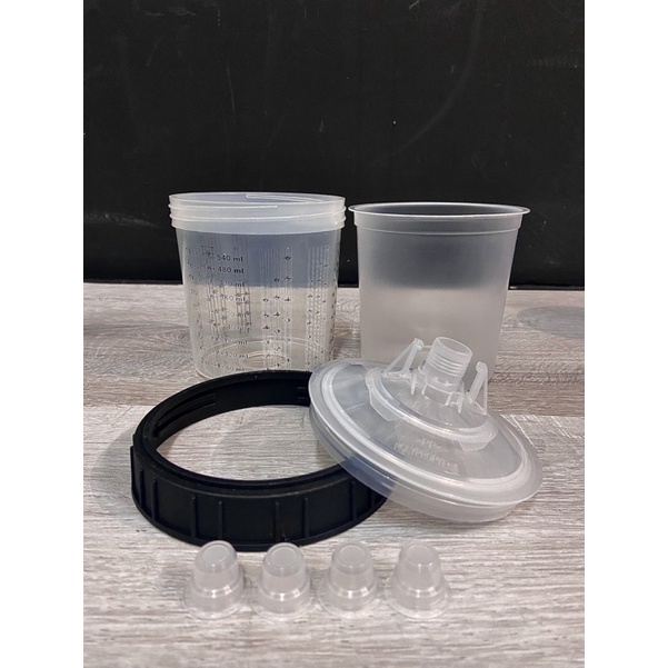Paint Mixing Cup PPS H/O Quick Disposable paint cup for Spray Gun ...