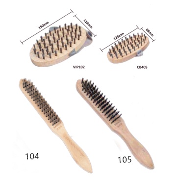 Hard Brass Wired Brush / Berus Dawai Tembaga/Berus Bulat Lantai Besi ...