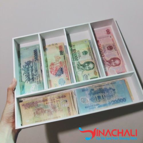 Cashier Box with 5 Compartments for Many Denominations, Money Tray ...