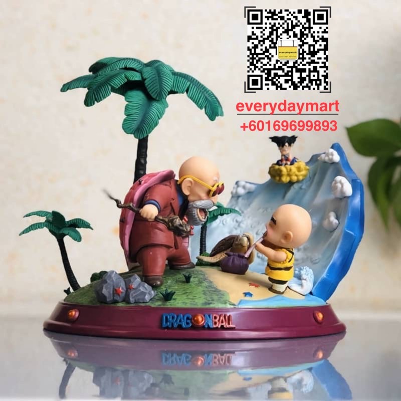 DRAGON BALL🔥MASTER ROSHI🔥TURTLE HERMIT WITH KRILLIN KURIRIN CHILDHOOD ...