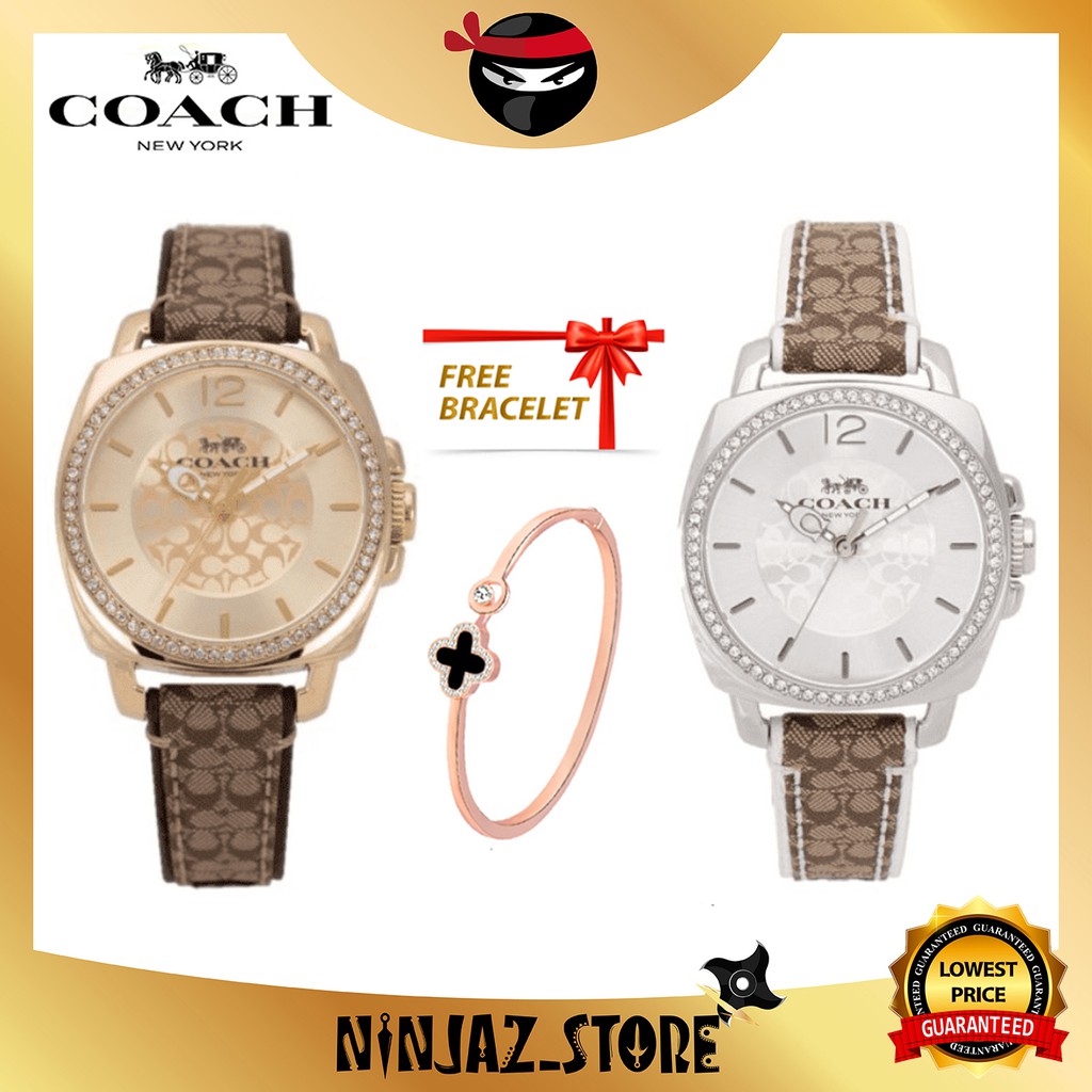 [🔥Malaysia 3Years Warranty🔥] Coach Boyfriend Signature Strap Khaki ...