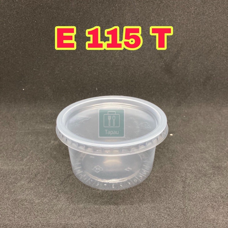 TAPAU - 4oz PP Round Container [ 100pcs± ] EC E115T /e-115t ...