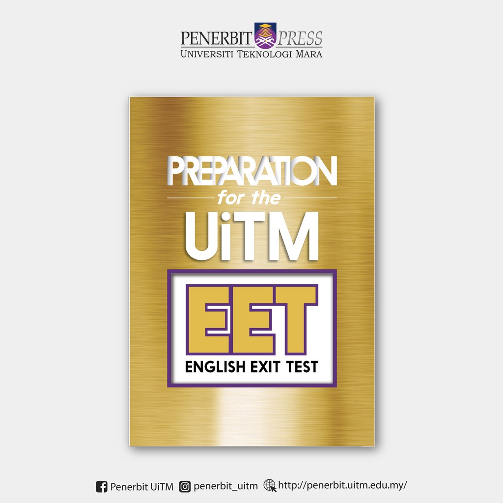 PREPARATION FOR THE UiTM EET ENGLISH EXIT TEST - Penerbit UITM | Shopee ...