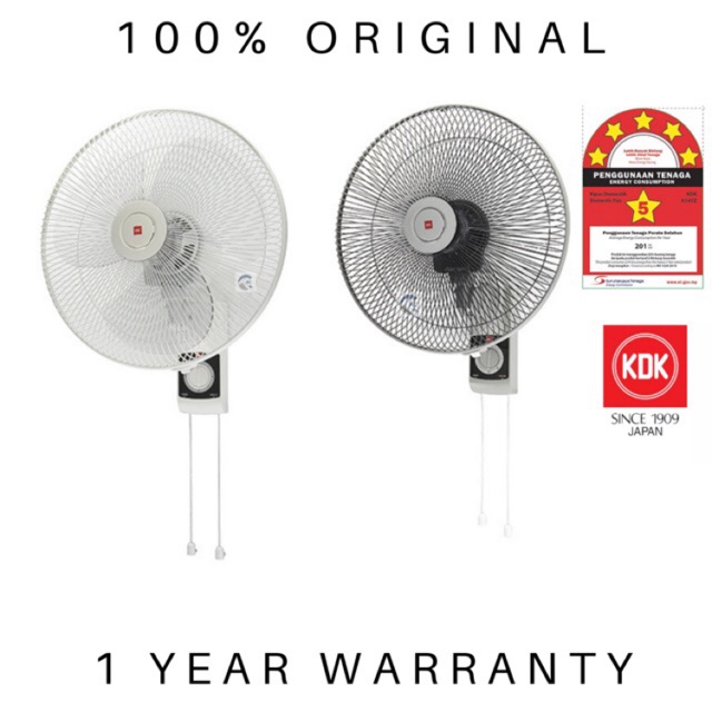 [100% ORIGINAL] KDK Wall Fan 16” KU408 (40cm/16″) / KDK KIPAS DINDING ...