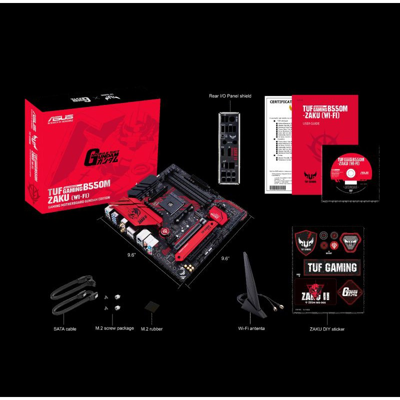 Asus B550M WI-FI ZAKU II EDITION - Gundam Limited Edition | Shopee Malaysia