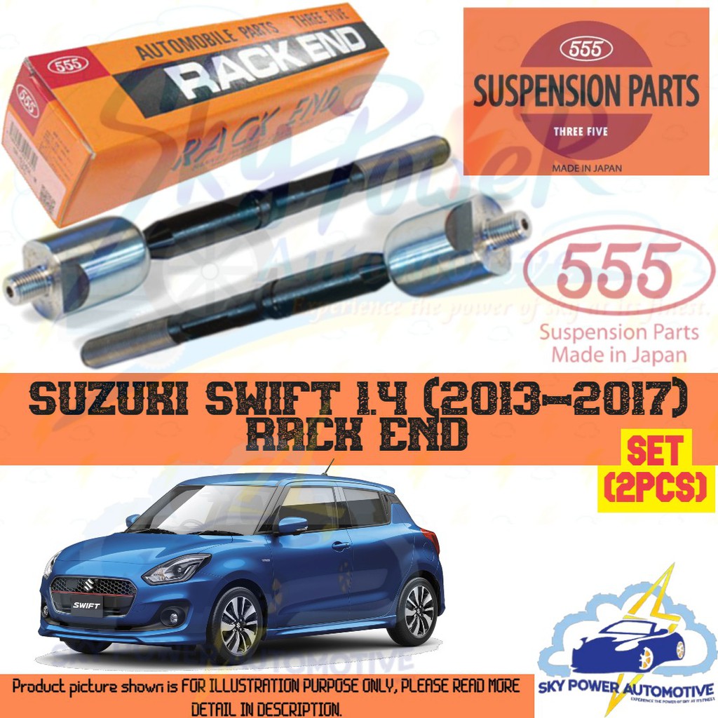SUZUKI SWIFT 1.4 (2013-2017) 555 JAPAN BRAND STEERING RACK END (SET ...