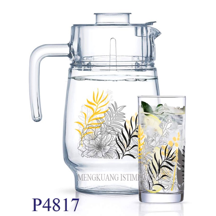Luminarc 7pc Drink Set Tivoli / Minuman Crystal Clear Glass SENP00 ...