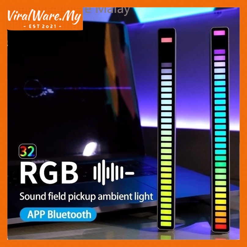 Music Sync Led Strip Lights RGB Voice Control Lamp Sound Control Pickup ...