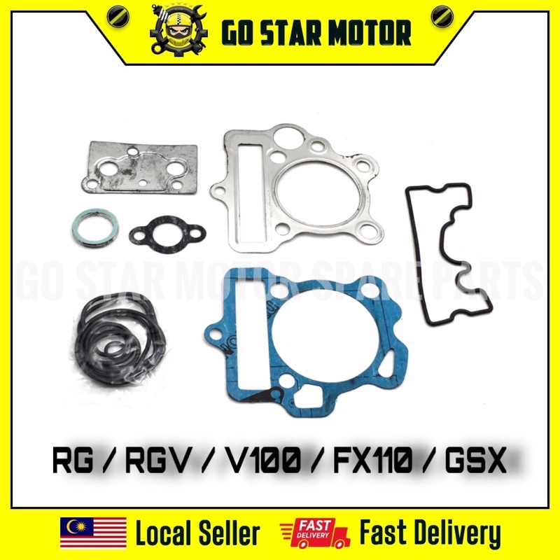 SUZUKI RG110 RG / RGV / V100 / GSX GSX110 / FX 110 FX110 Top Set Gasket ...