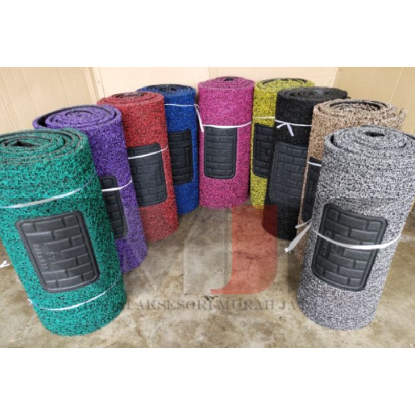 16MM OEM Universal DIY Car Coil Floor Mat Carpet Karpet Magic Grip ...