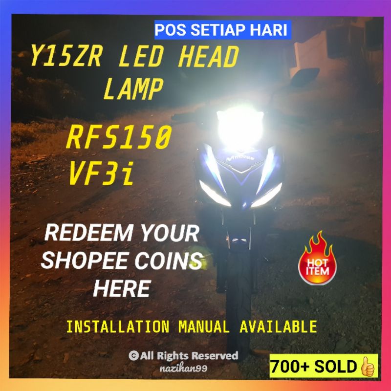 🔥 SYM VF3i 185 V1 V2 V3 LE PRO / Benelli RFS150 RFS150i / Yamaha Y15ZR ...