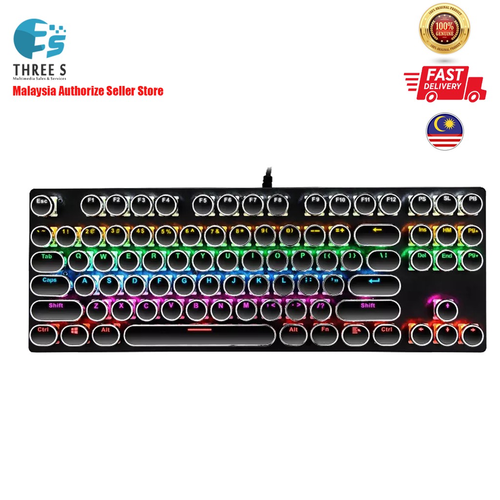 Leaven K550 87 Mechanical Gaming Keyboard | Shopee Malaysia