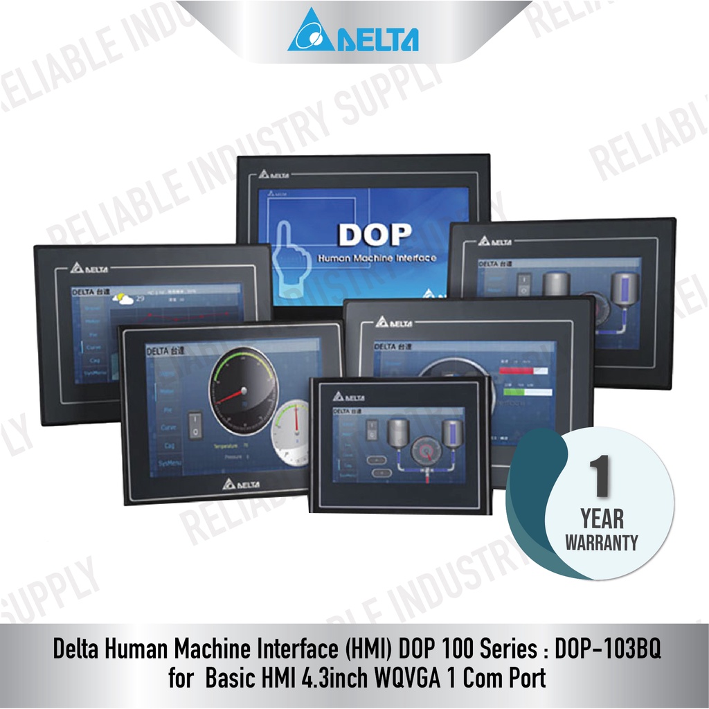 Delta Human Machine Interface (HMI) DOP100 Series | Shopee Malaysia