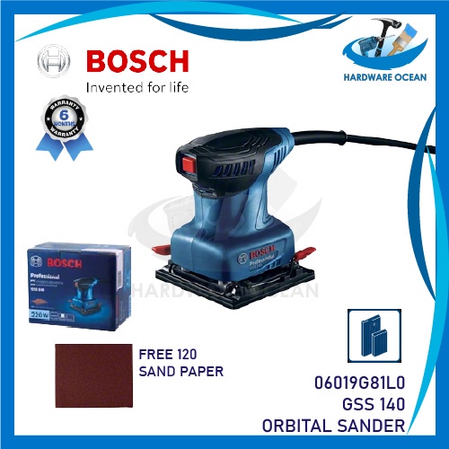 Bosch GSS 140 Orbital Sander Professional 220W Sanding Machine Sand ...