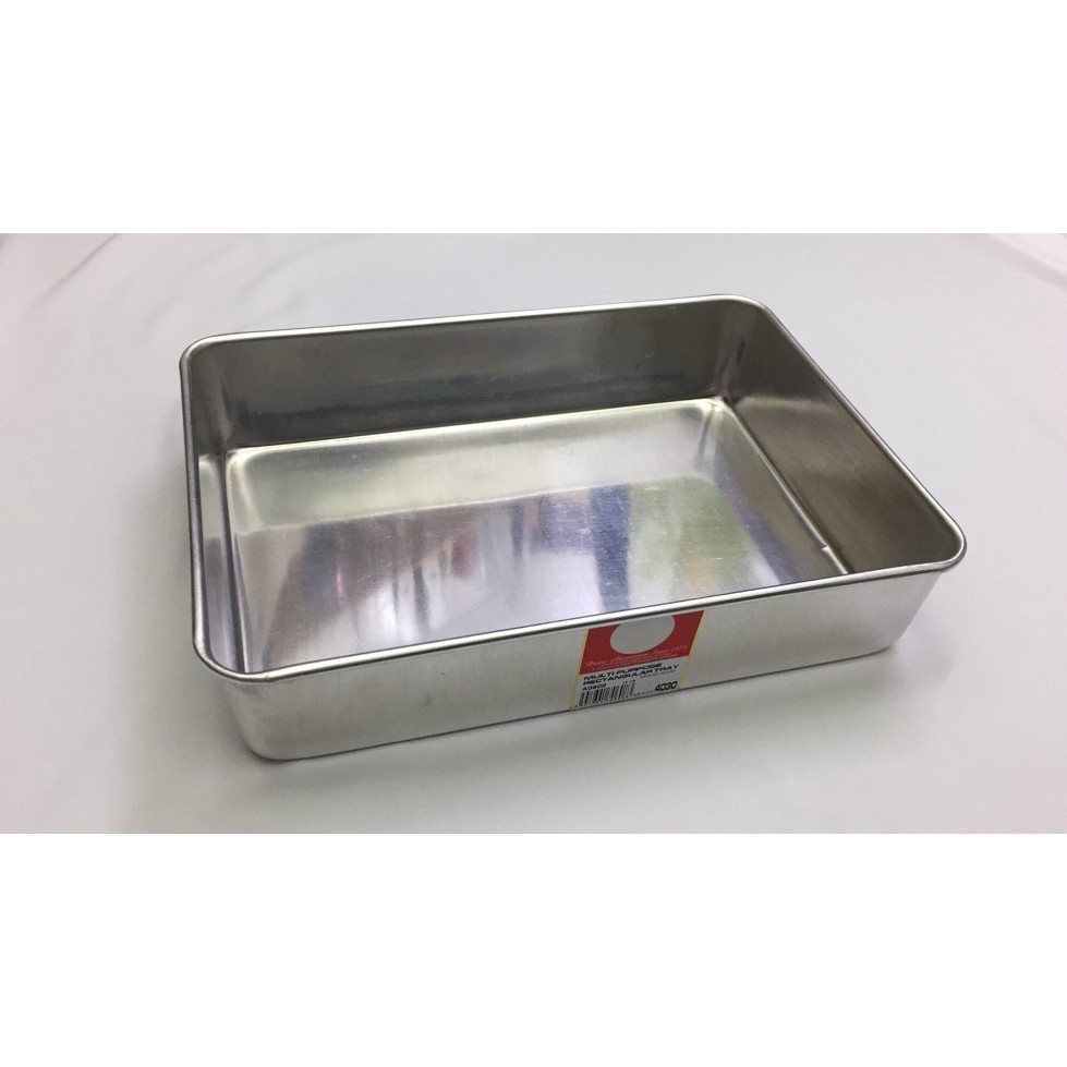 Aluminium Rectangular Deep Tray / Bake Tray / Multipurpose Rectangular ...