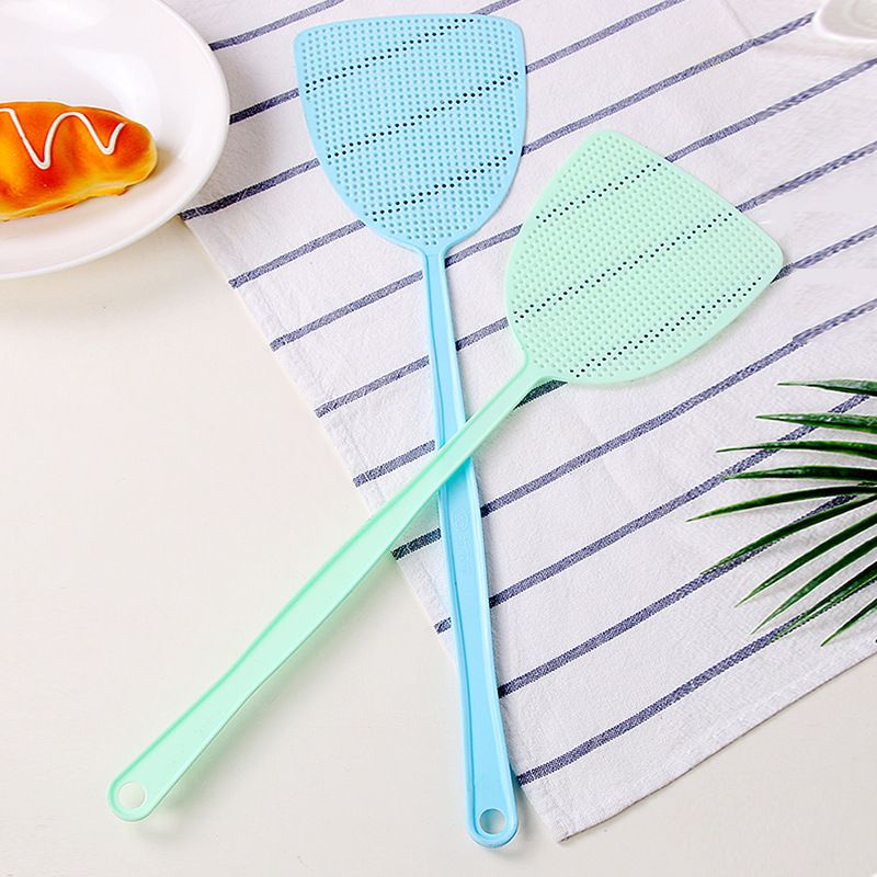 EZ1303-019 Durable Plastic Long Handled Mosquito Fly Hit Slap Swatter ...