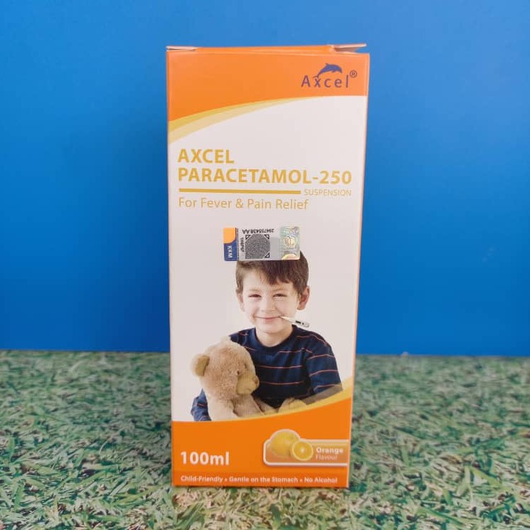 Axcel Paracetamol-250 Orange Flavour 100ML (EXP: 08/26) | Shopee Malaysia