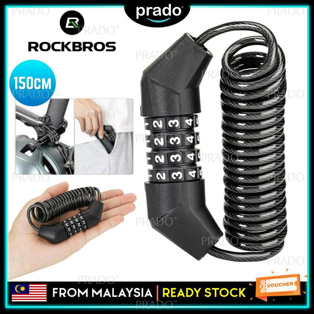 PRADO ORIGINAL ROCKBROS Lock Anti-Theft Bike Lock Bicycle Lock Basikal ...