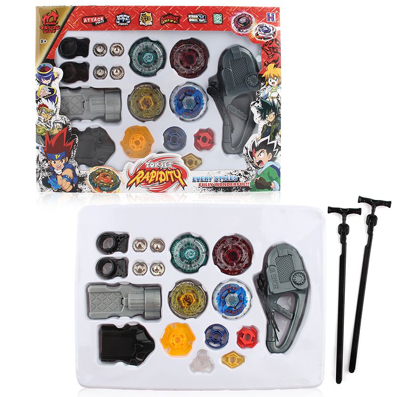Metal Exciting Beyblades Master Fusion Set With Mixed Color And Tools ...