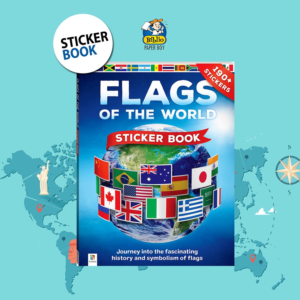 Flags of the World (Sticker Book) | Shopee Malaysia