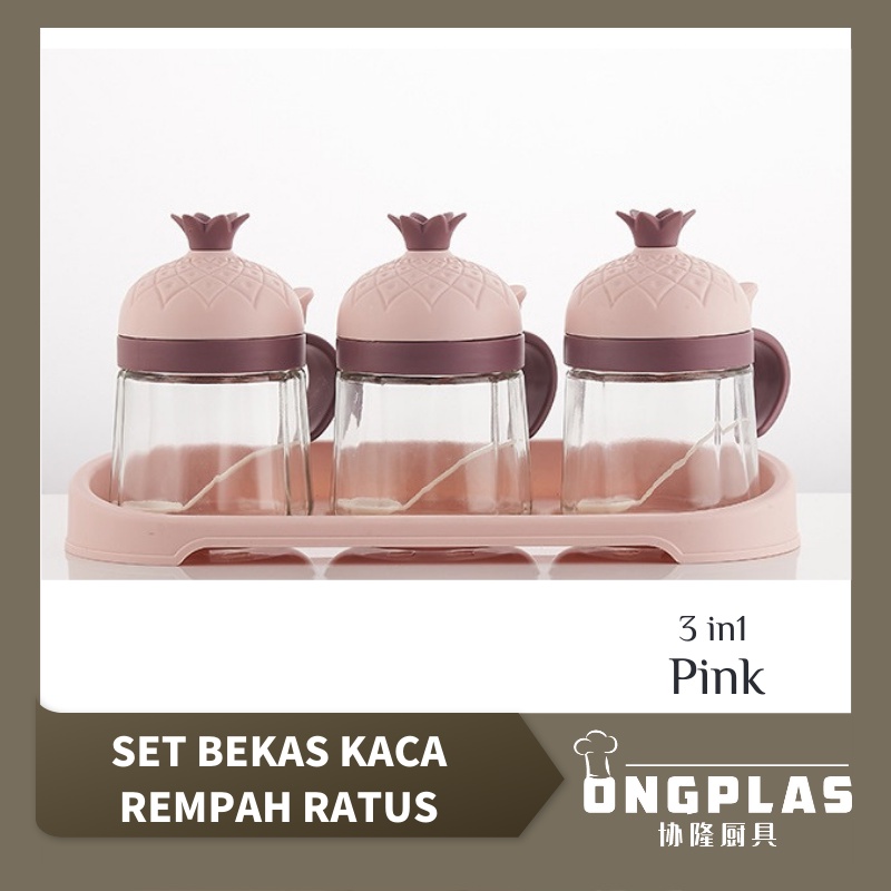 😎READY STOCK😎SET BEKAS KACA REMPAH RATUS/ BEKAS REMPAH GARAM GULA ...