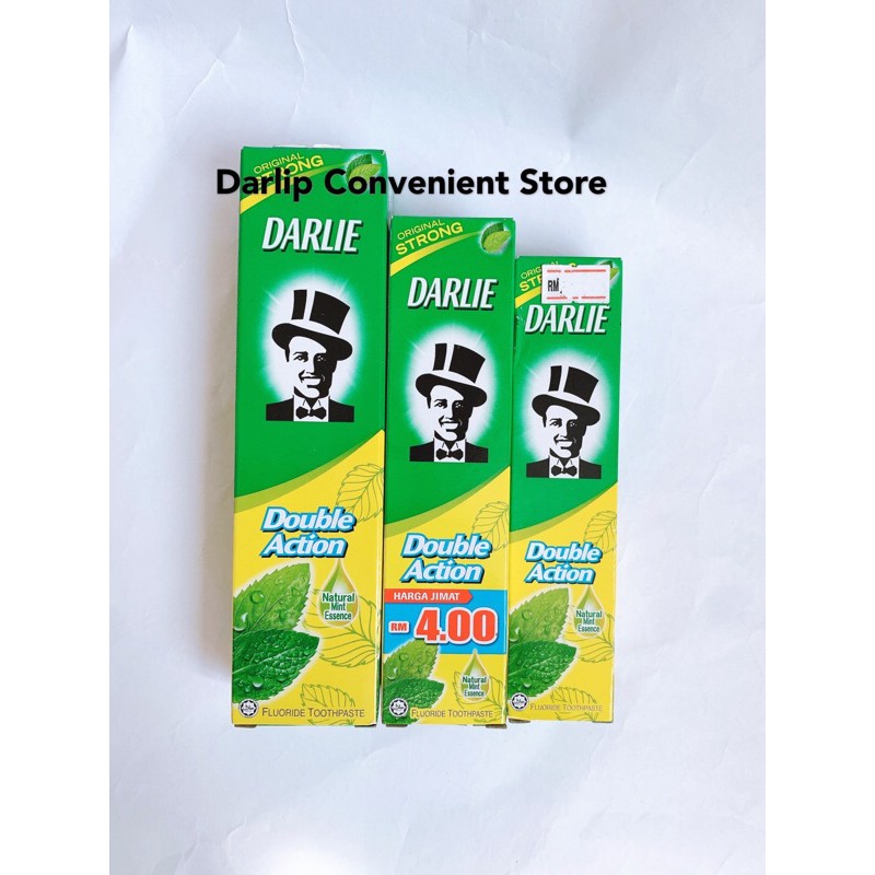 DARLIE DOUBLE ACTION Original Strong Mint toothpaste 牙膏100g/75g/50g | Shopee Malaysia