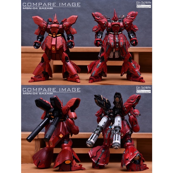Mg sazabi ver ka gundam gk resin conversion kits full package with ...