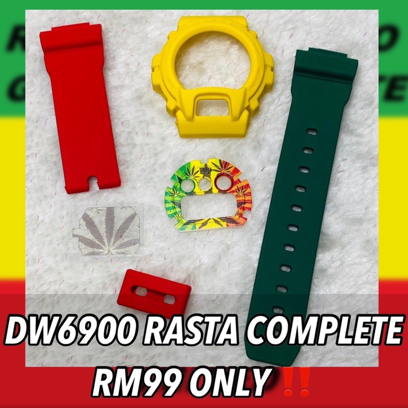 RM99 ONLY !! DW6900 RASTA COMPLETE !! BEST OFFER RASTAFARIAN SET ...
