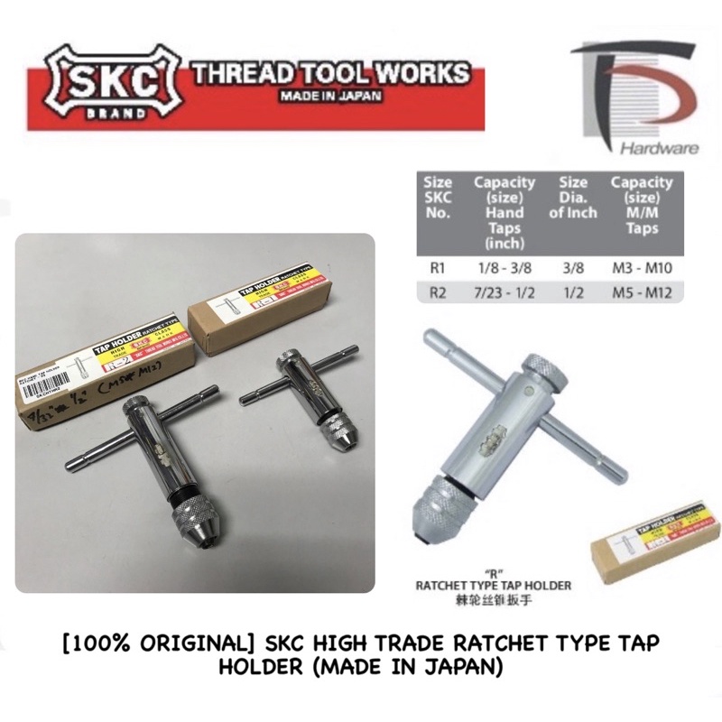 [100% ORIGINAL] SKC HIGH TRADE RATCHET TYPE TAP HOLDER (MADE IN JAPAN) | Shopee Malaysia