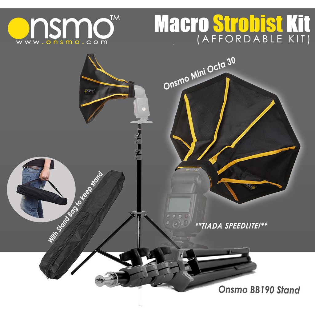 Onsmo Mini Octa 30 Speedlight Softbox | Shopee Malaysia