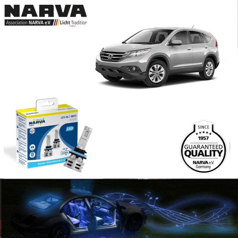 Narva Range Performance LED H11 Headlight Bulb for Honda CRV (4th ...