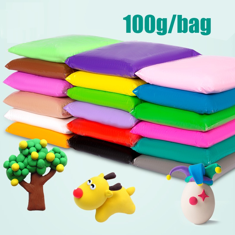 24 colors Air Dry Ultra Clay Soft & Stretchy DIY Molding Animal 1pcs ...