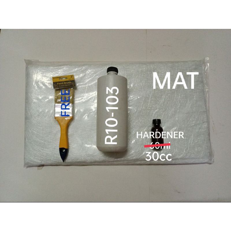 PREMIX RESIN FIBERGLASS DIY HALF KILO KIT | Shopee Malaysia