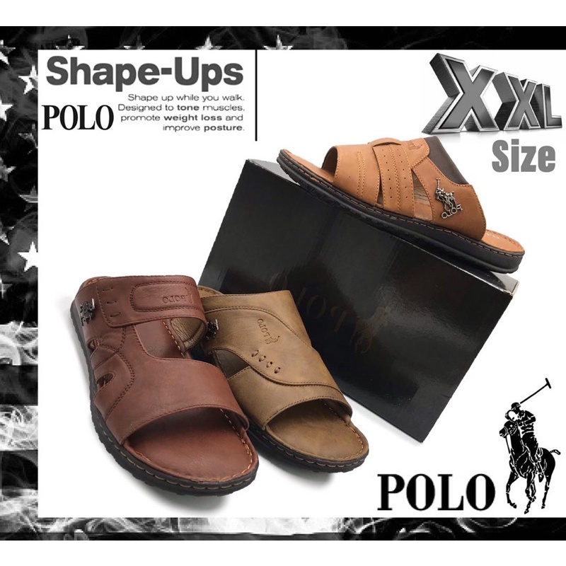 Men XXL Sandal Royal Leather Premium Quality MasterPolo Classic Comfort ...